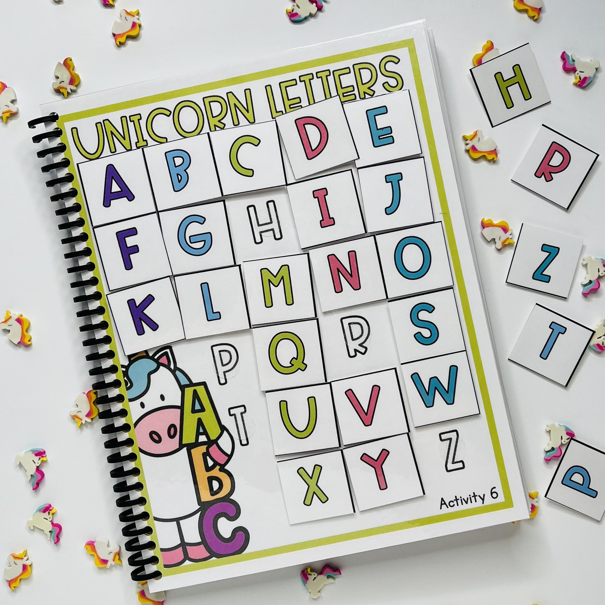 Unicorn Busy Binder | Busy Book | Activity Binder | Toddler Activities ...