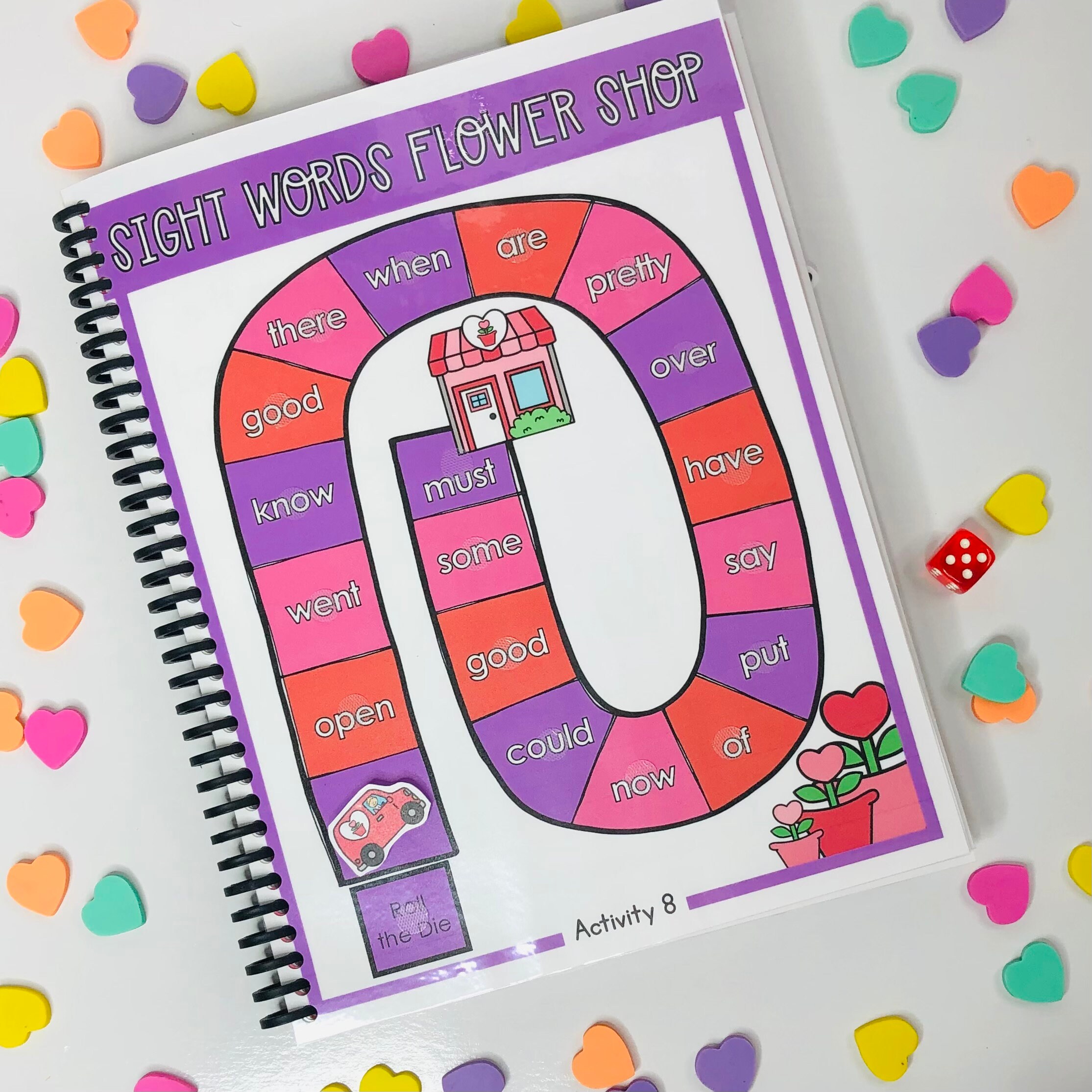 Valentine's Busy Binder K-1st Busy Book Activity Binder Kindergarten ...