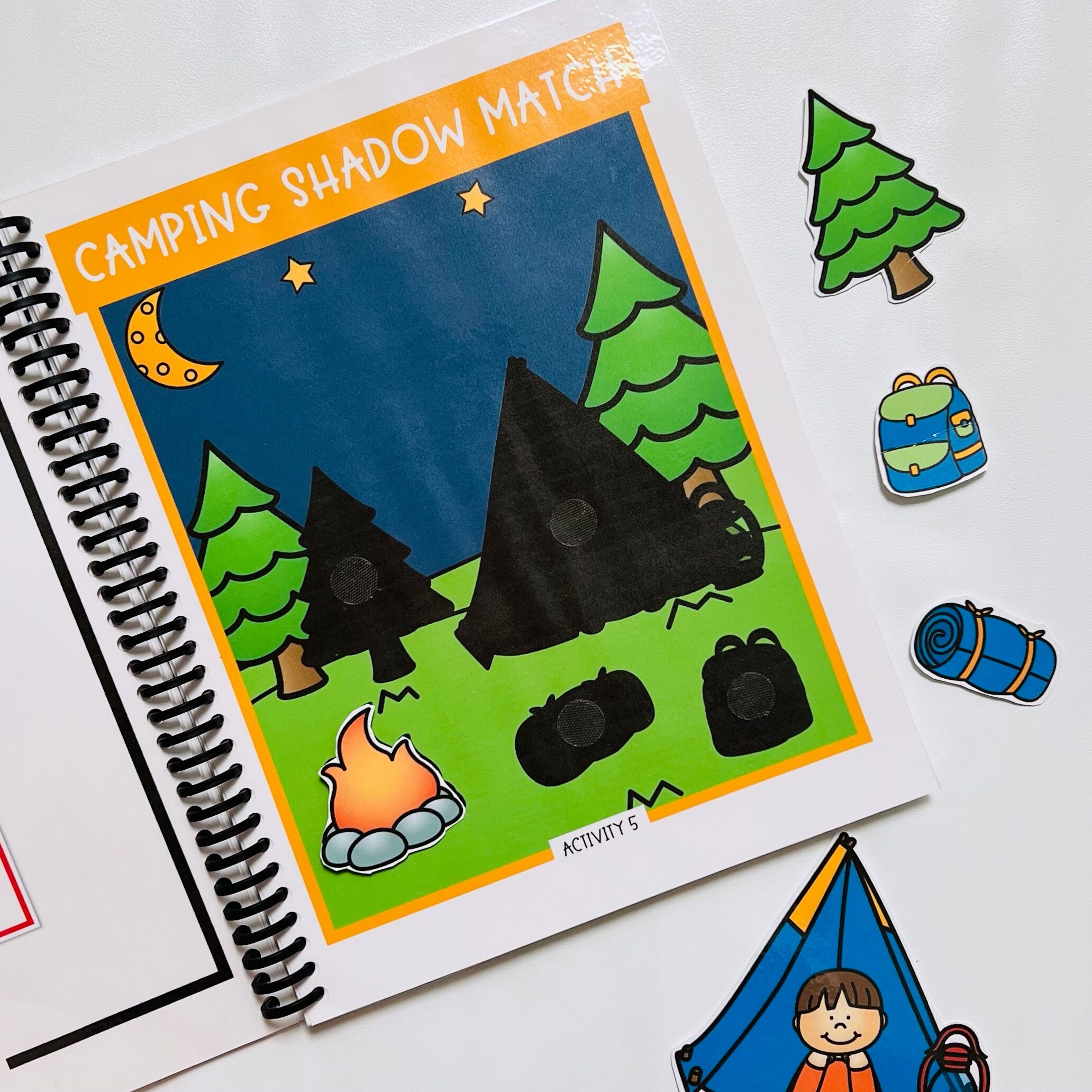 Camping Binder | Busy Book | Activity Binder | Toddler Activities ...