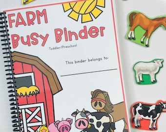 Transportation Busy Binder Busy Book Activity Binder Toddler Activities ...