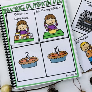 Thanksgiving Busy Binder for K/1st | Busy Book | Activity Binder ...