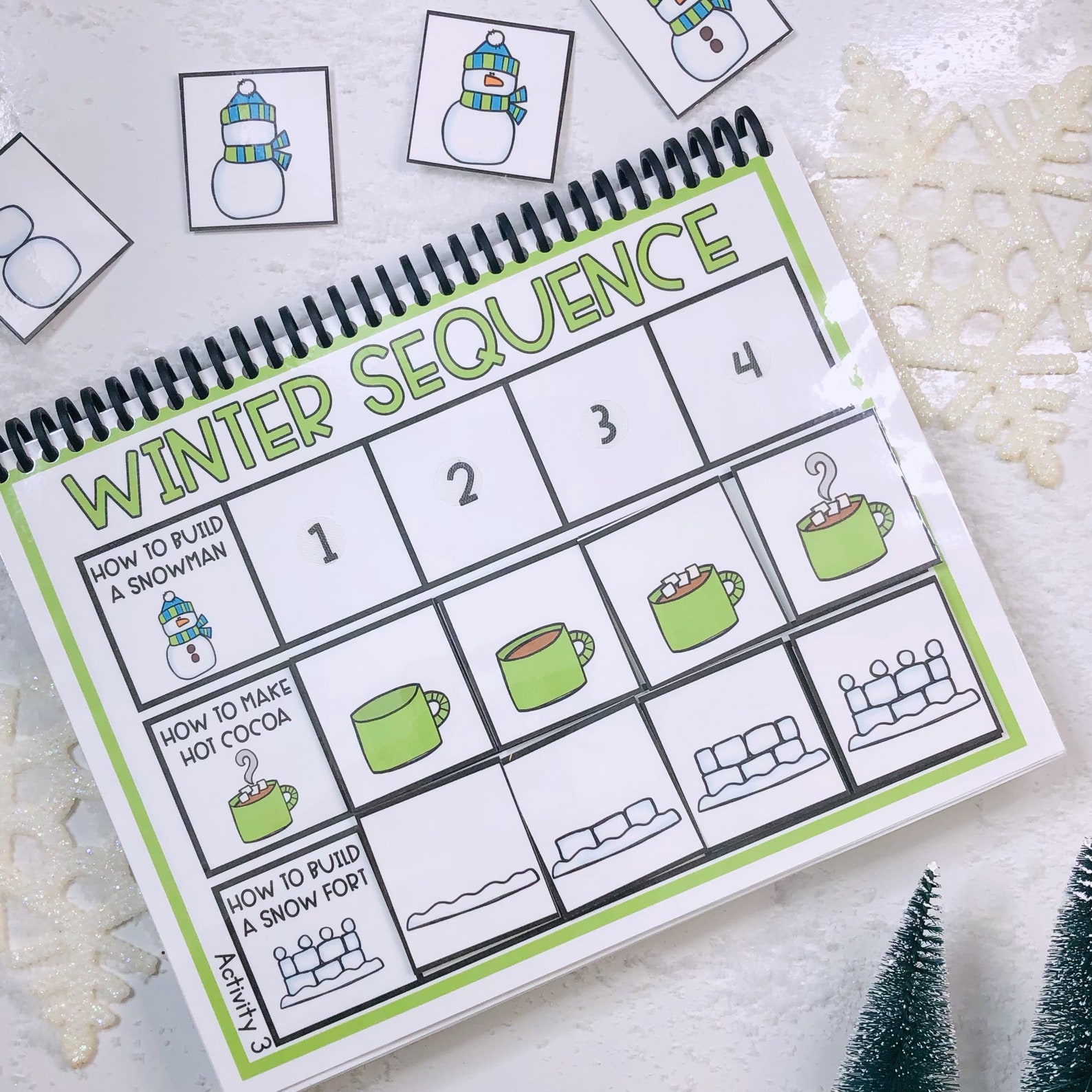 Winter Busy Binder | Busy Book | Activity Binder | Toddler Activities ...