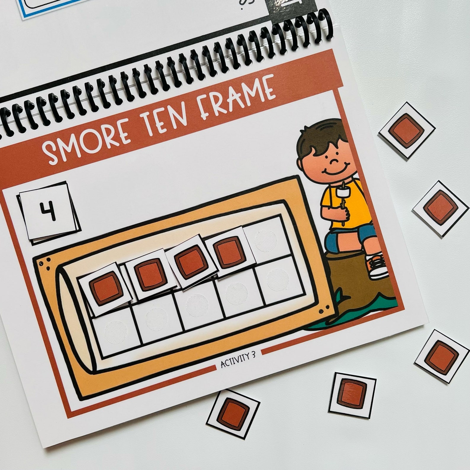 Camping Busy Binder | Toddler & Preschool Activities (digital Download ...