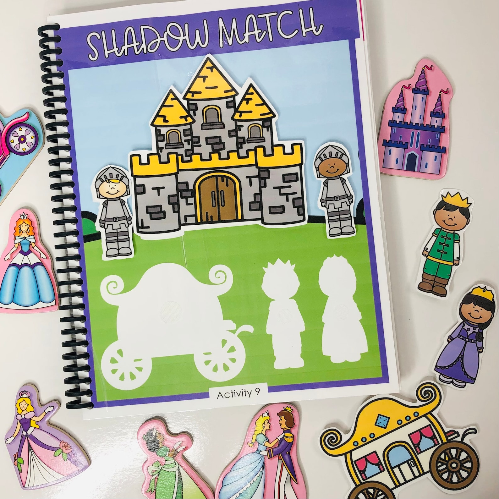 Princess Busy Binder | Busy Book | Activity Binder | Toddler Activities ...