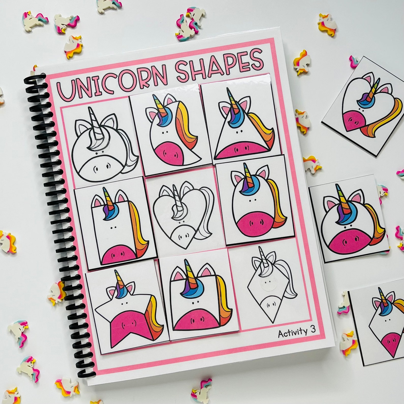 Unicorn Busy Binder | Busy Book | Activity Binder | Toddler Activities ...