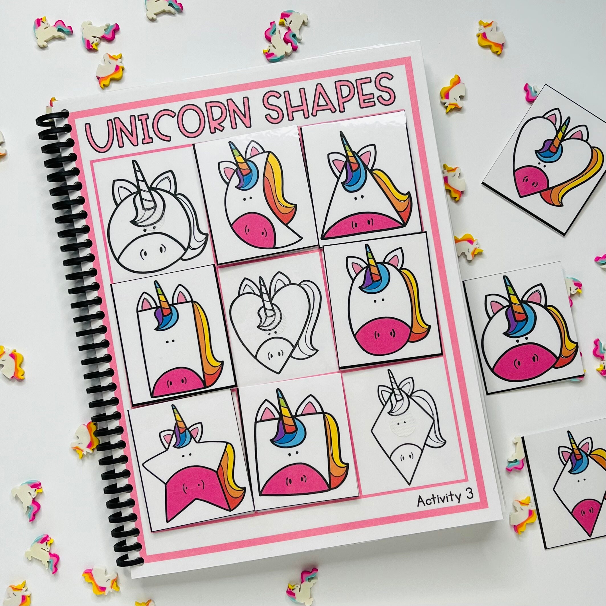 Unicorn Busy Binder | Busy Book | Activity Binder | Toddler Activities ...