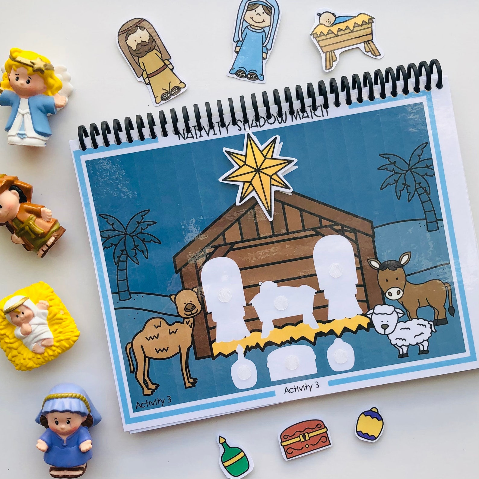 Nativity Busy Binder for Little Learners | Busy Book | Activity Binder ...