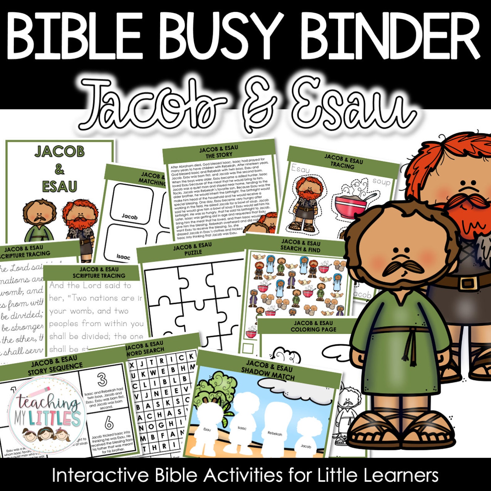 Bible Busy Binder BUNDLE Busy Books Activity Binders - Etsy