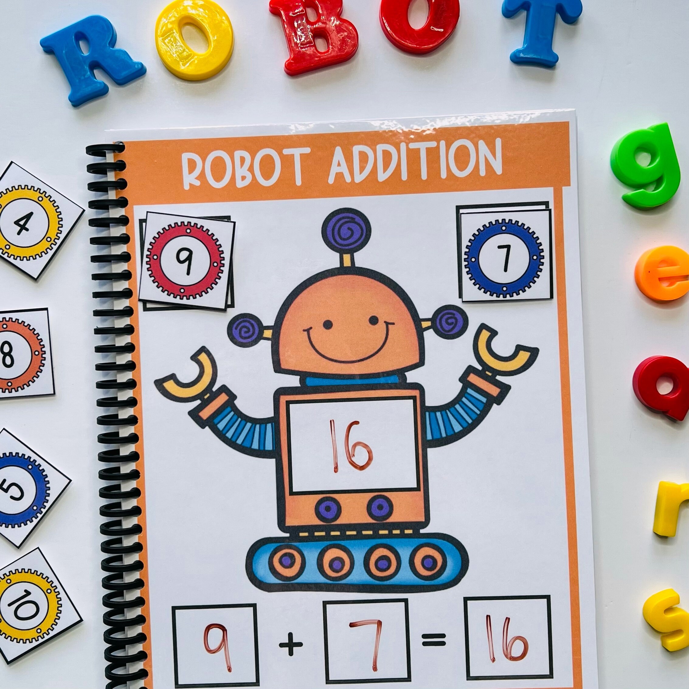 Robot Busy Binder | Busy Book | Activity Binder | Kindergarten ...