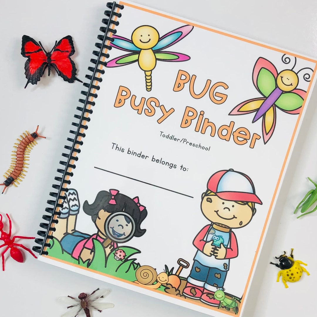 Bug Busy Binder | Busy Book | Activity Binder | Toddler Activities ...