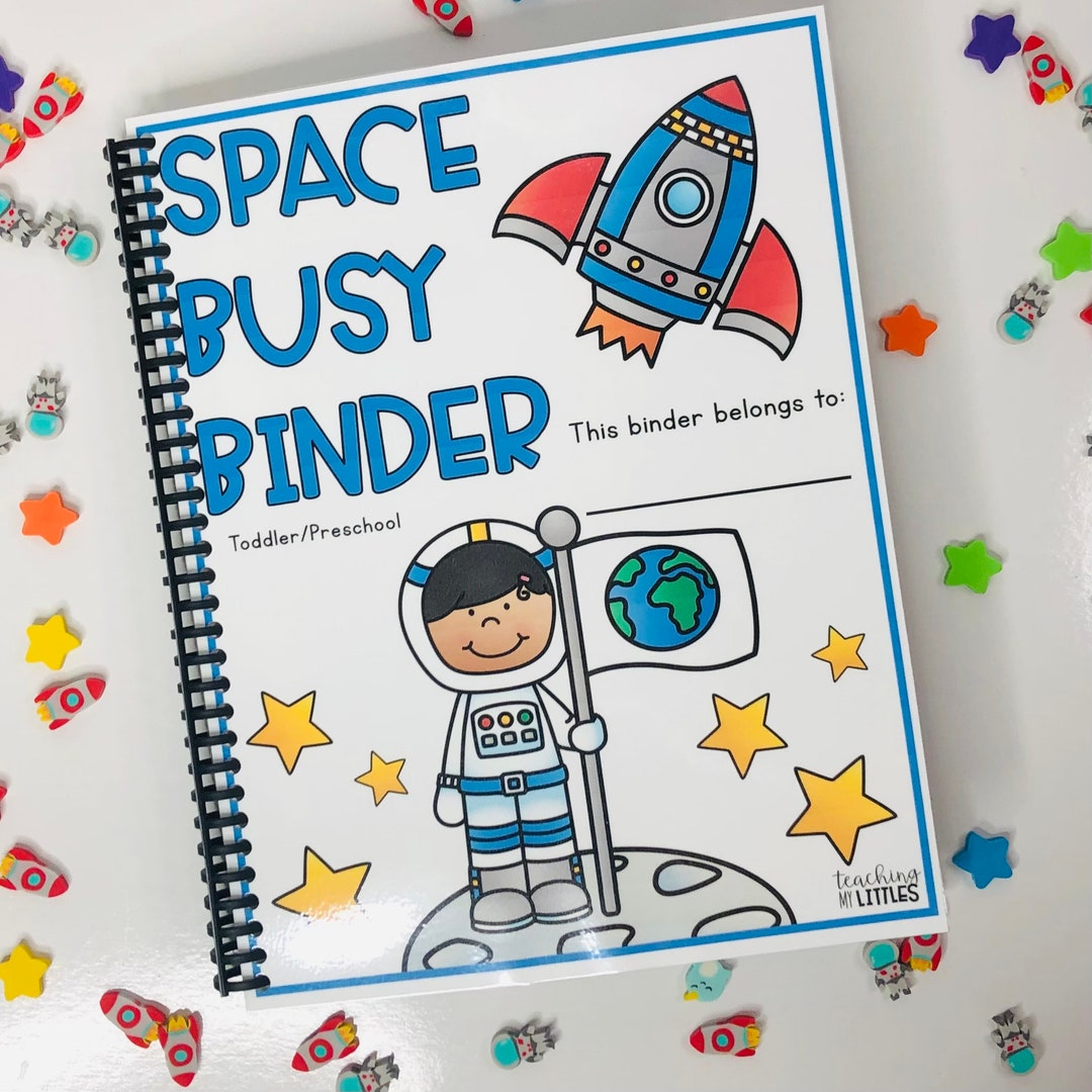 Space Busy Binder | Busy Book | Activity Binder | Toddler Activities ...