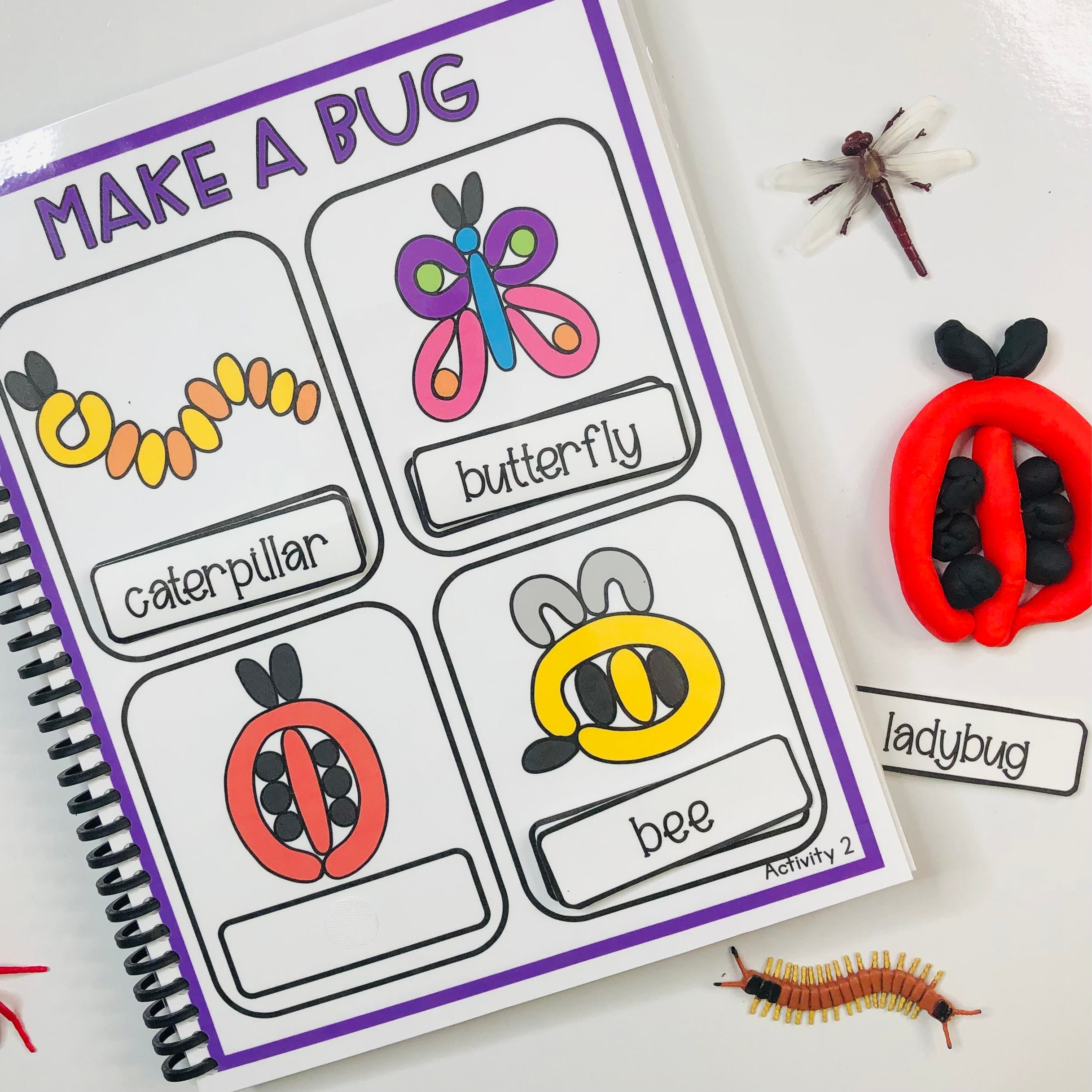 Bugs Busy Binder K-1st | Learning Activities (digital Download) - Etsy