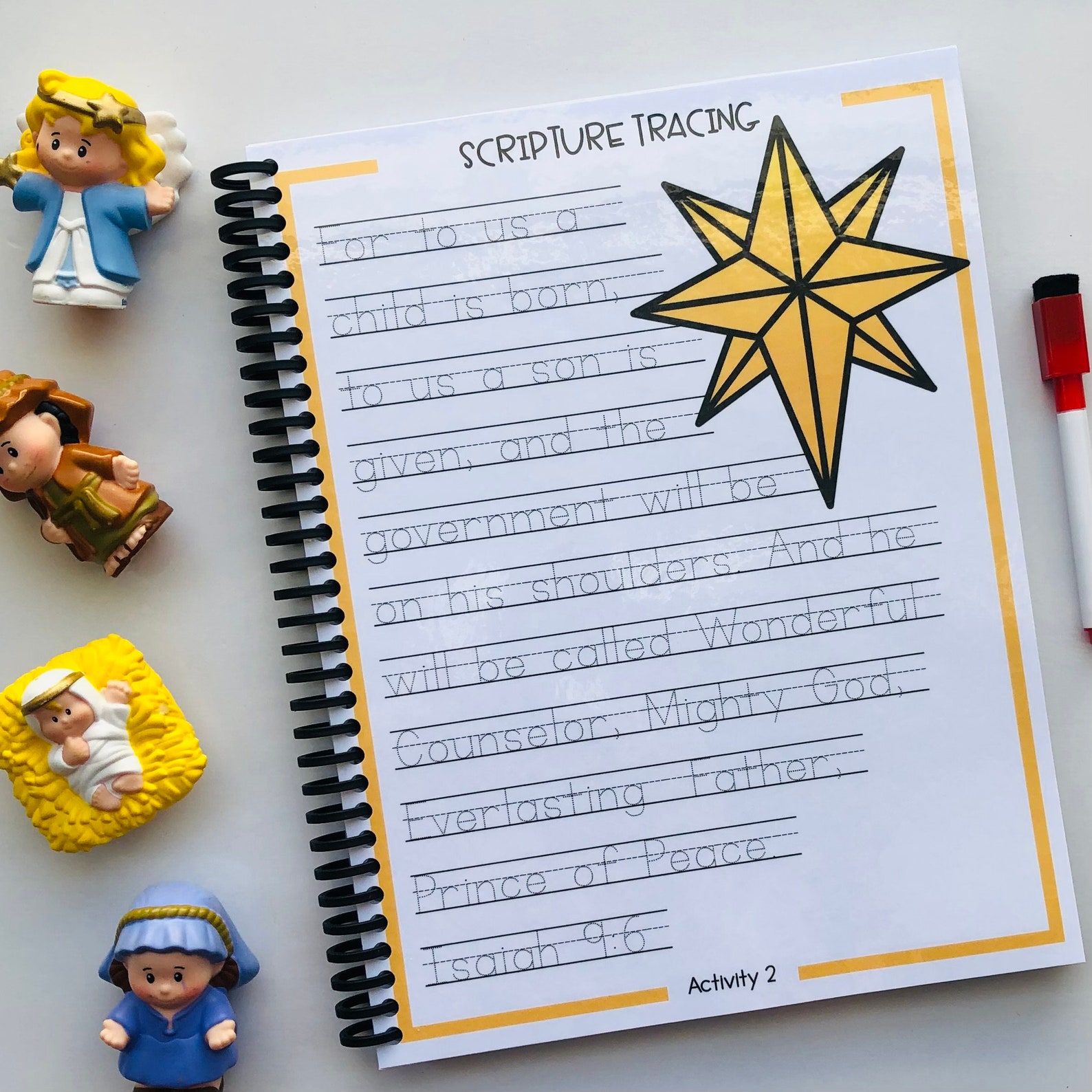 Nativity Busy Binder for Little Learners | Busy Book | Activity Binder ...