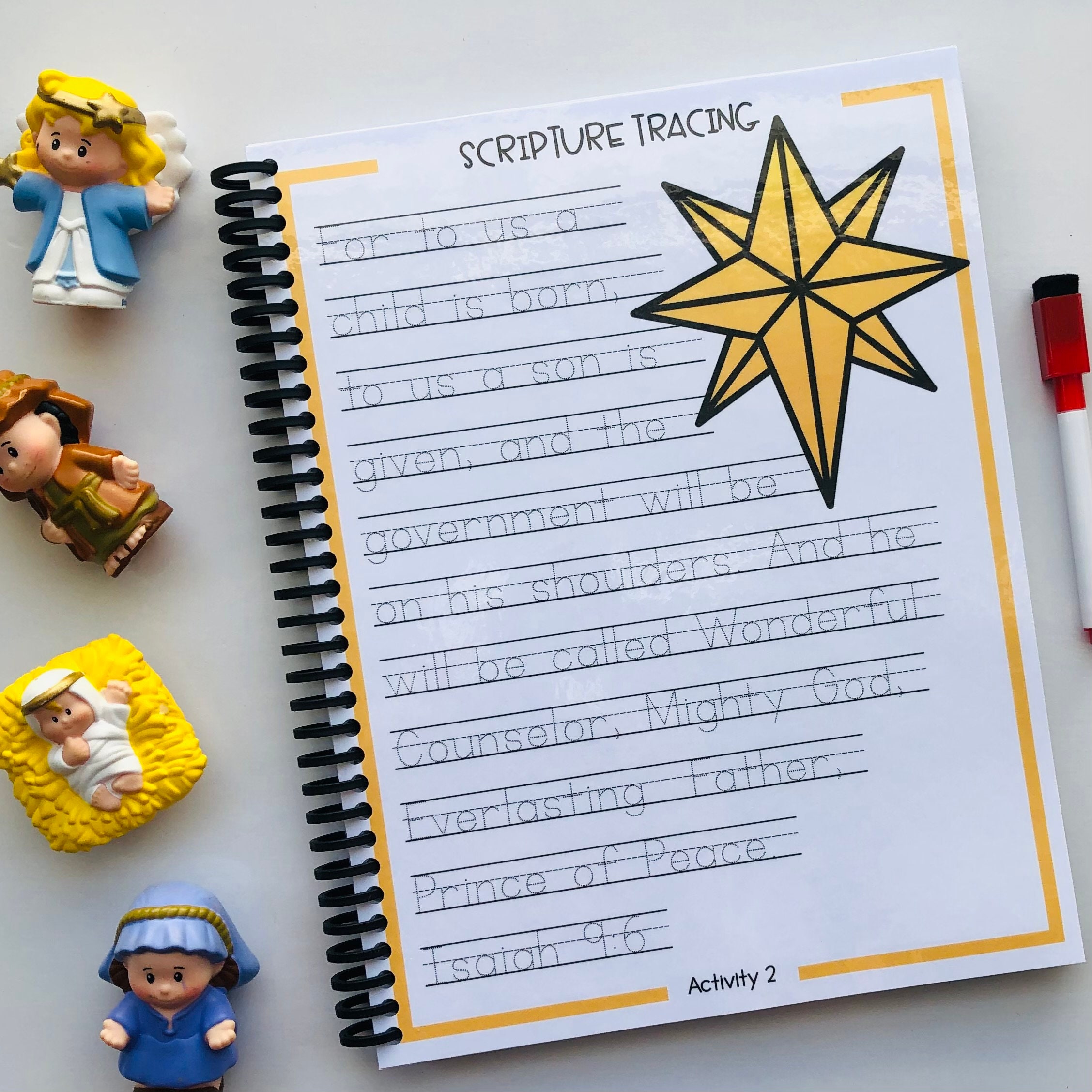 Nativity Busy Binder for Little Learners | Busy Book | Activity Binder ...