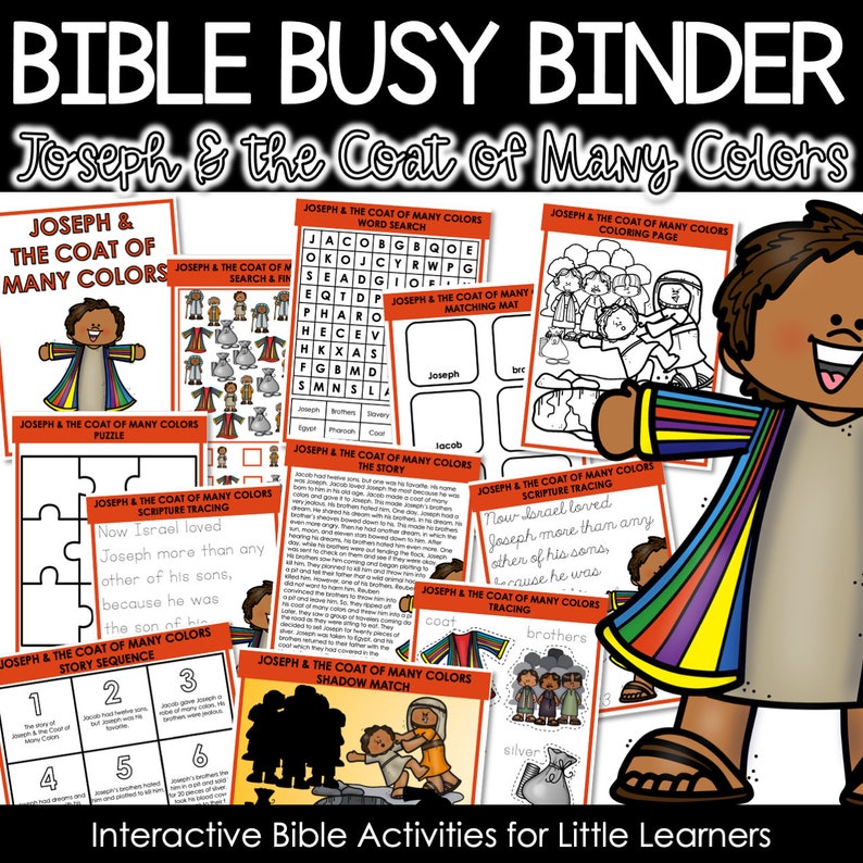 Bible Busy Binder BUNDLE Busy Books Activity Binders - Etsy