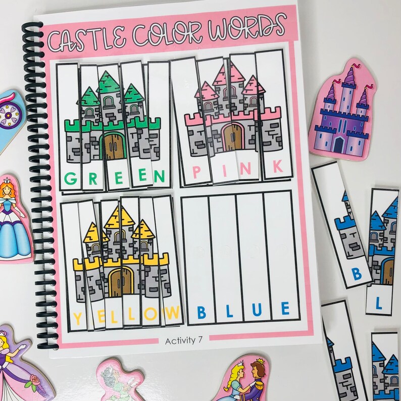 Princess Busy Binder | Busy Book | Activity Binder | Toddler Activities ...