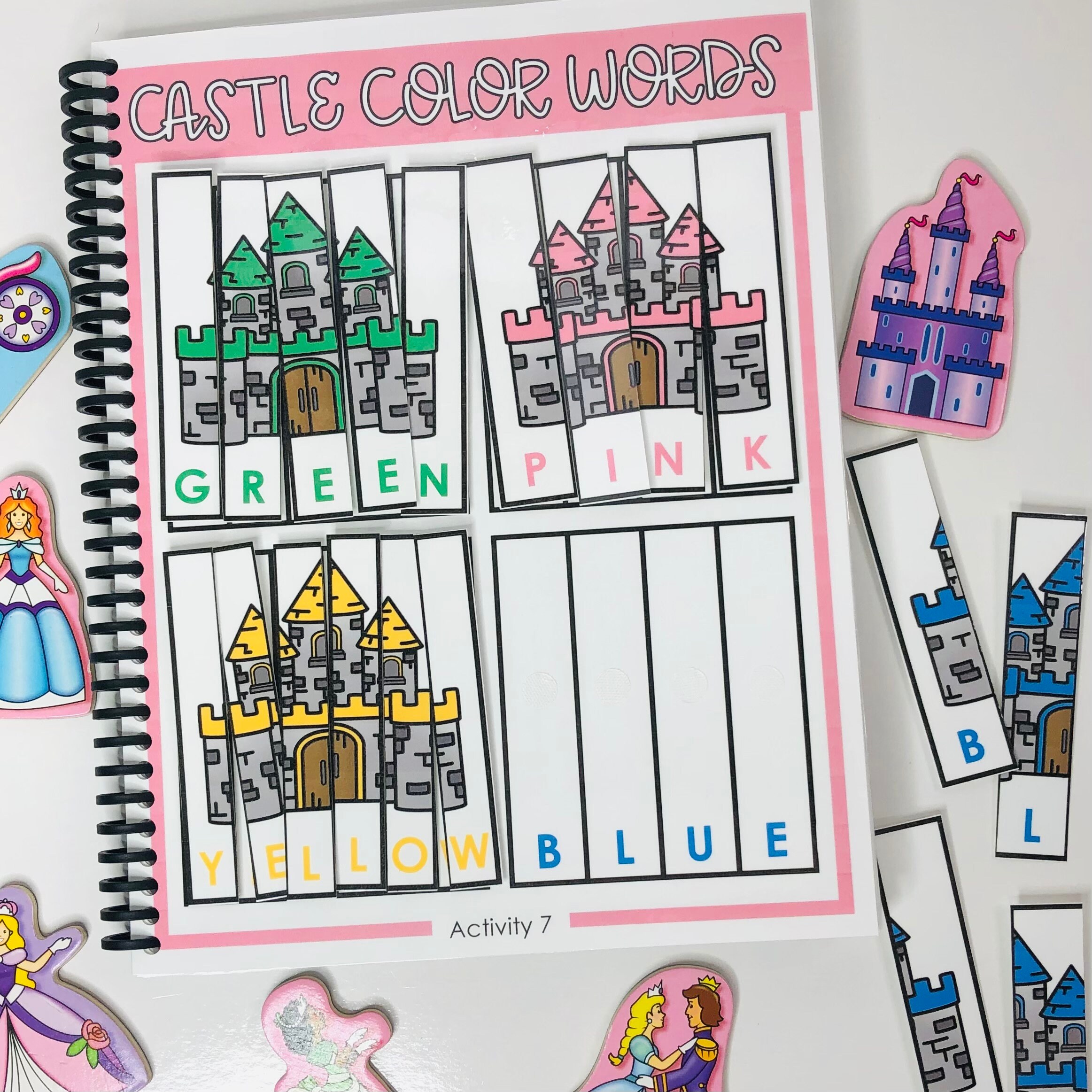 Princess Busy Binder | Busy Book | Activity Binder | Toddler Activities ...