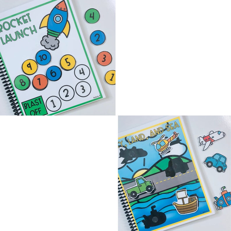 Transportation Busy Binder | Busy Book | Activity Binder | Toddler ...