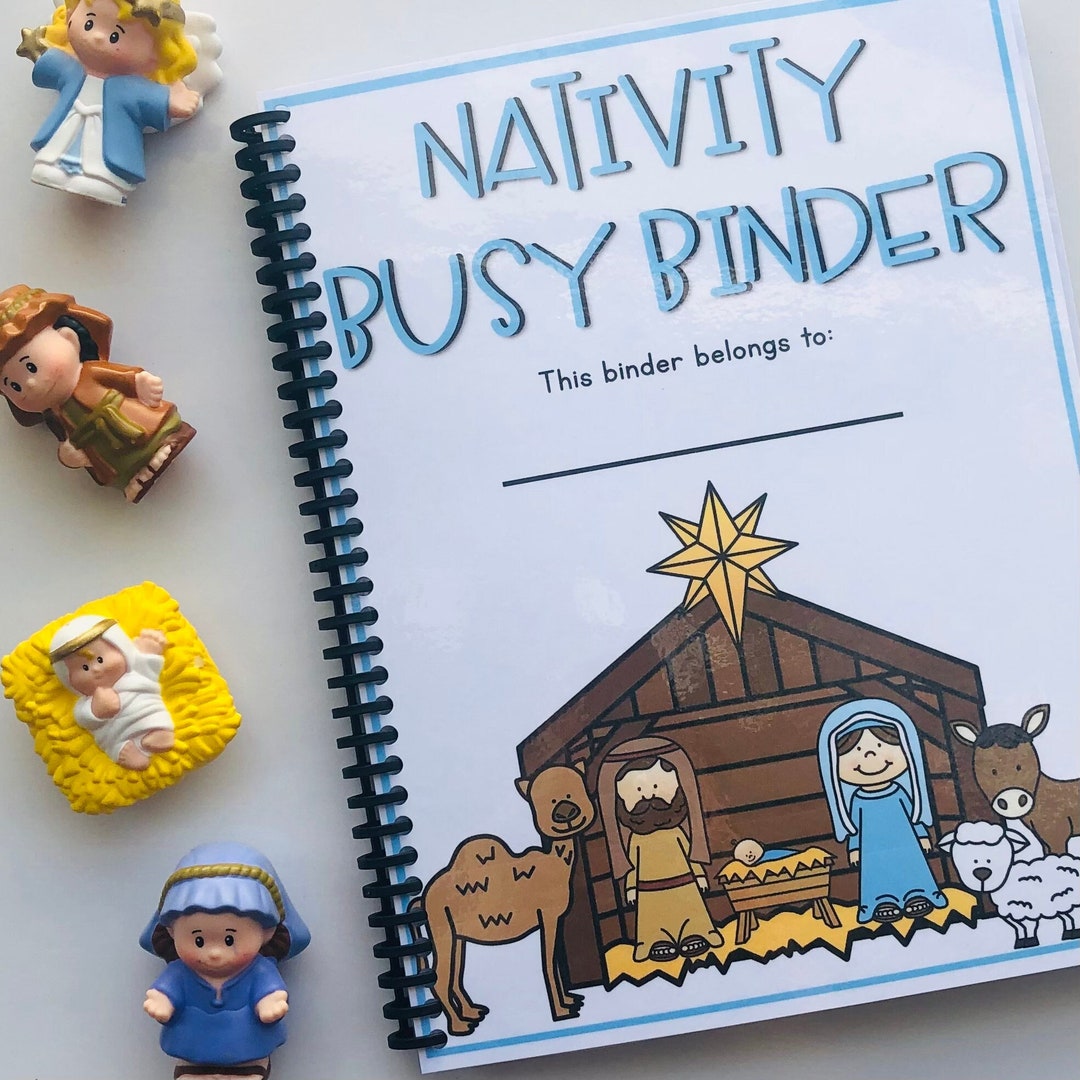 Nativity Busy Binder for Little Learners | Busy Book | Activity Binder ...