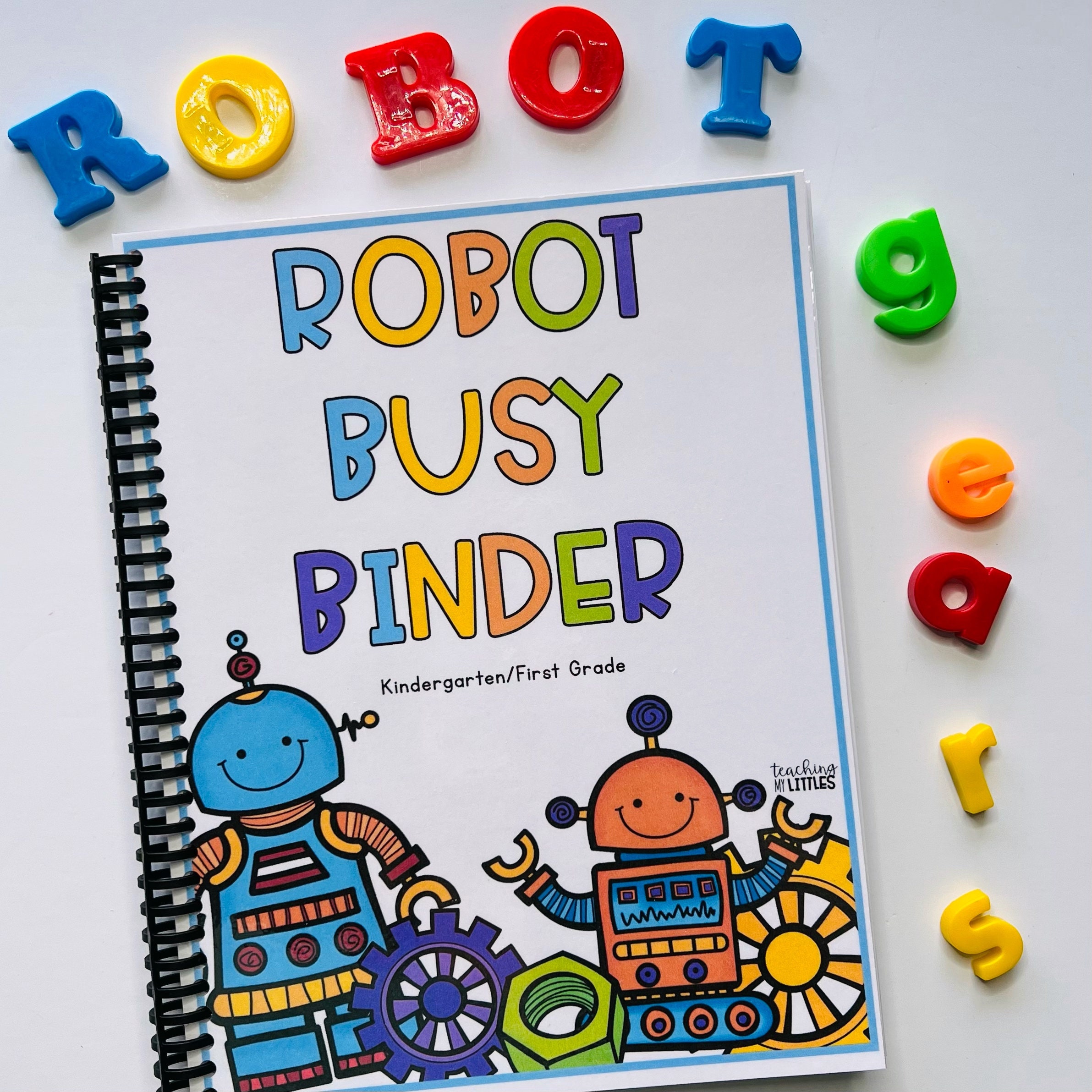 Robot Busy Binder | Busy Book | Activity Binder | Kindergarten ...