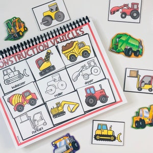 Construction Busy Binder | Busy Book | Activity Binder | Toddler ...