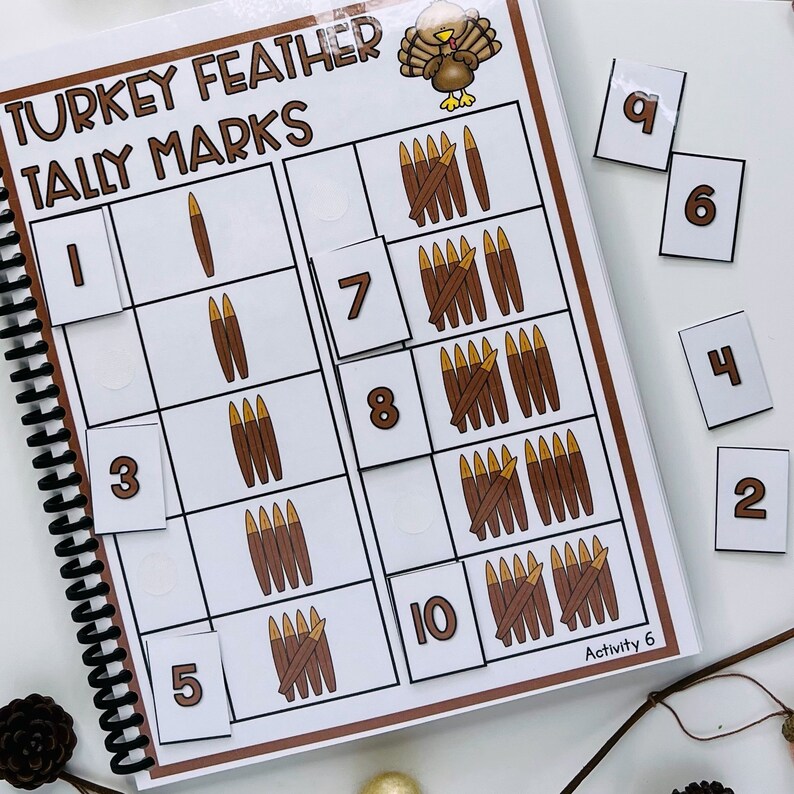 Thanksgiving Busy Binder for K/1st Busy Book Activity Binder ...