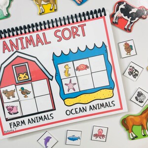 Farm Busy Binder | Busy Book | Activity Binder | Toddler Activities ...