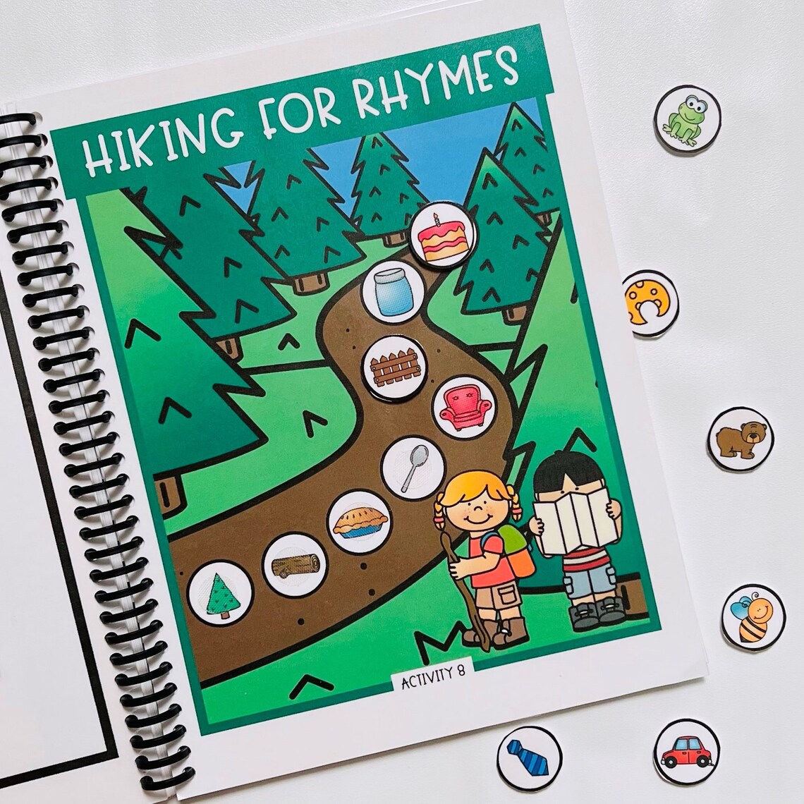 Camping Binder Busy Book Activity Binder Toddler Activities Preschool ...