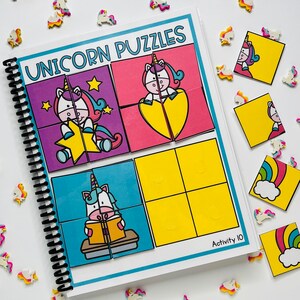 Unicorn Busy Binder | Busy Book | Activity Binder | Toddler Activities ...