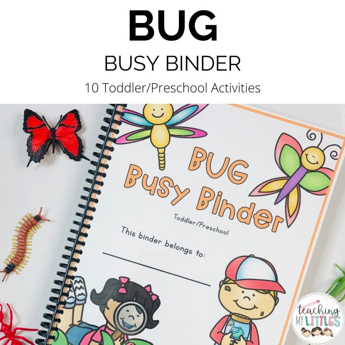 Bug Busy Binder Busy Book Activity Binder Toddler | Etsy