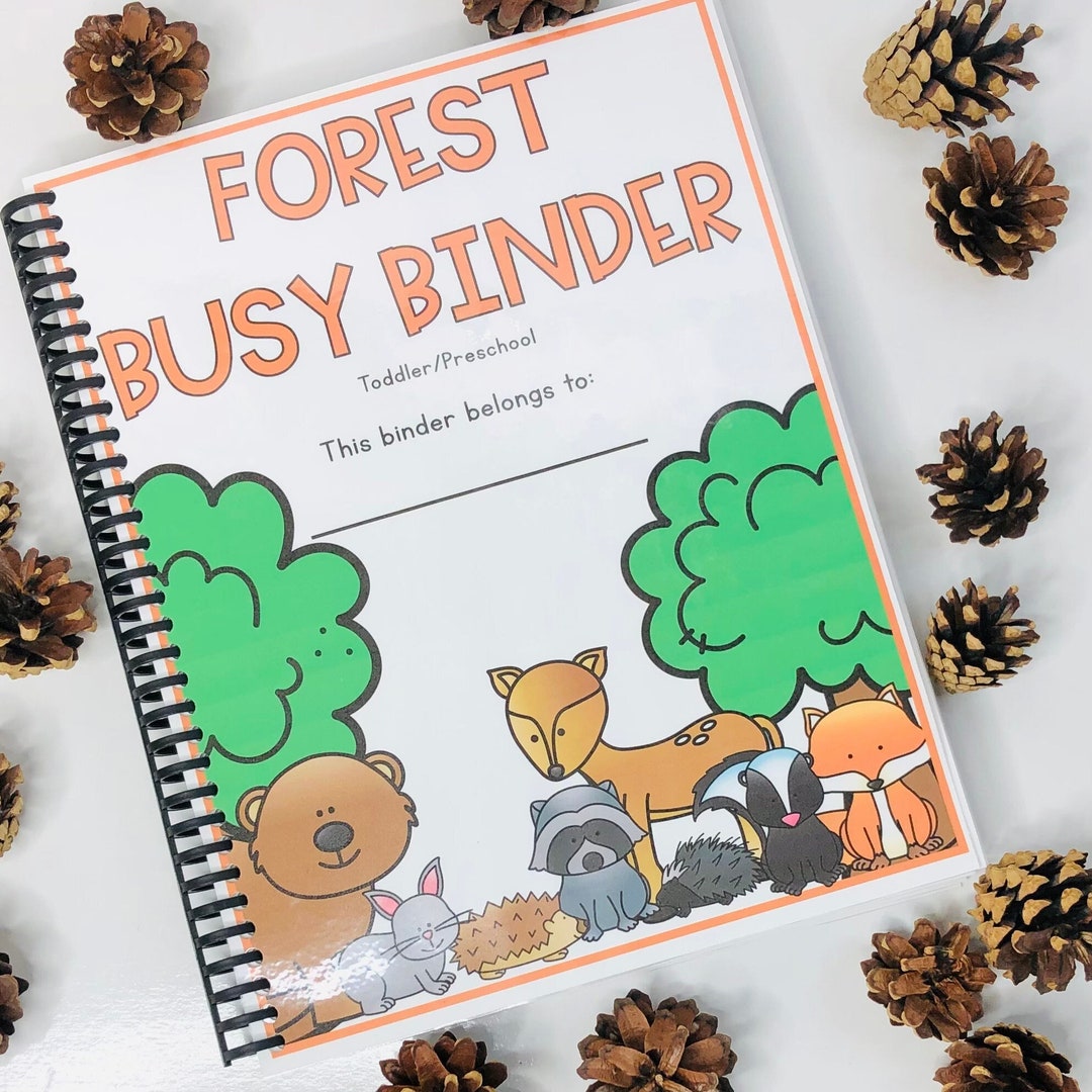 Forest Busy Binder | Busy Book | Activity Binder | Toddler Activities ...