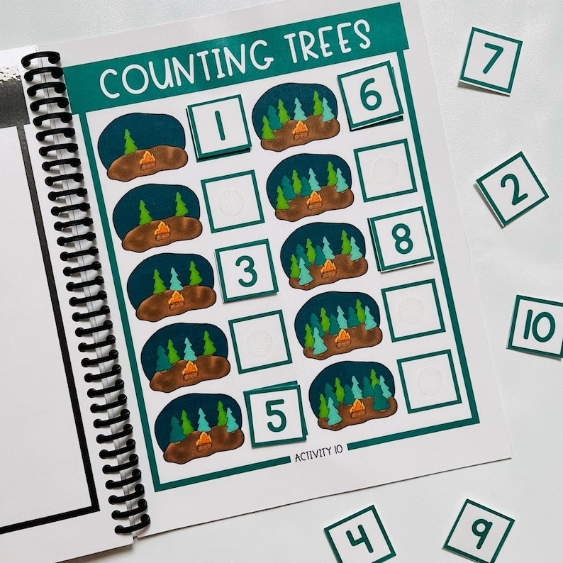 Camping Binder | Busy Book | Activity Binder | Toddler Activities ...