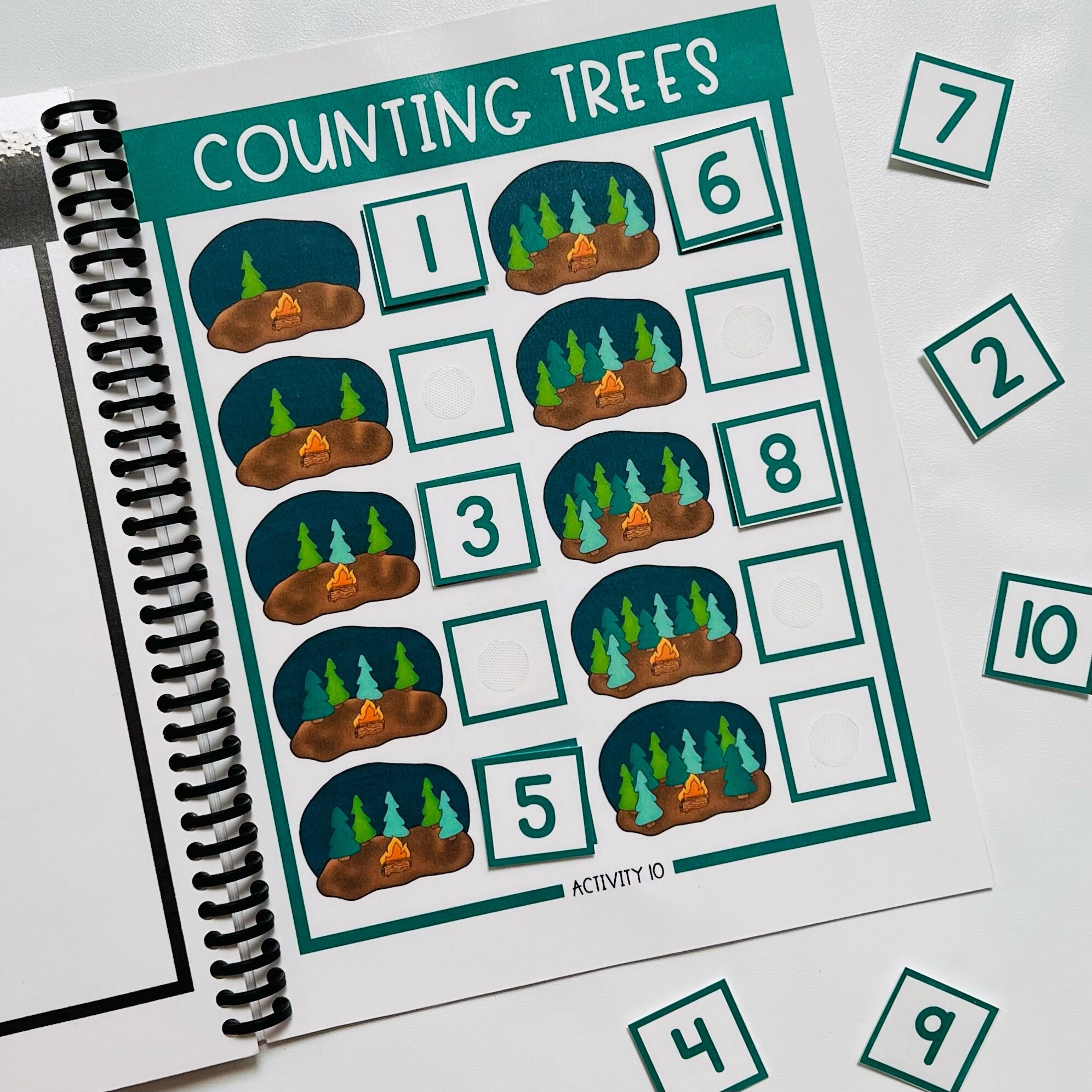 Camping Binder | Busy Book | Activity Binder | Toddler Activities ...