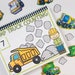 Construction Busy Binder for Toddler/preschool PHYSICAL PRODUCT - Etsy