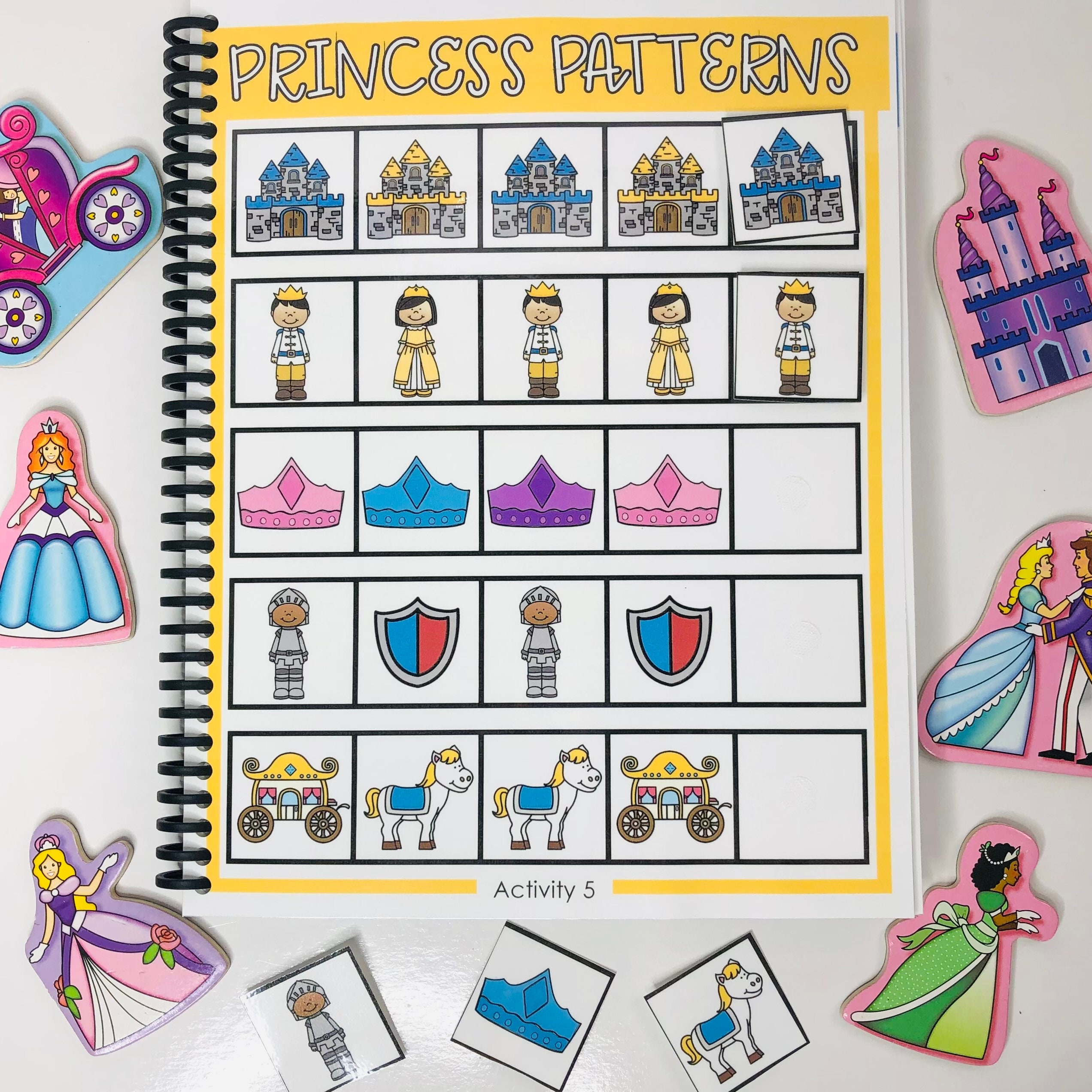Princess Busy Binder | Busy Book | Activity Binder | Toddler Activities ...