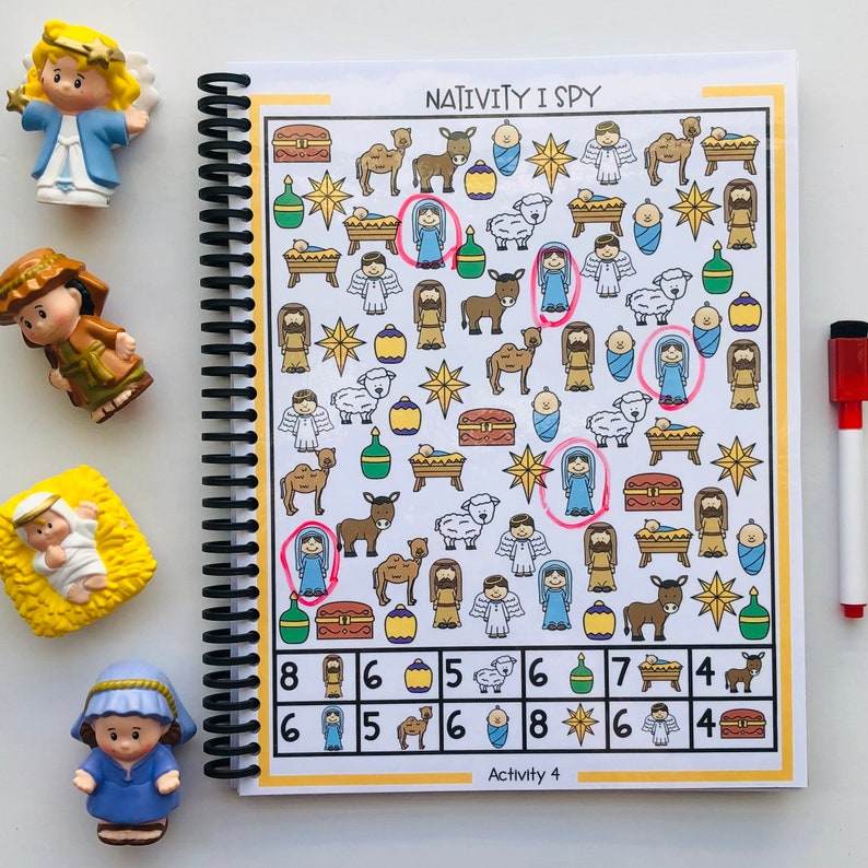 Nativity Busy Binder for Little Learners | Busy Book | Activity Binder ...