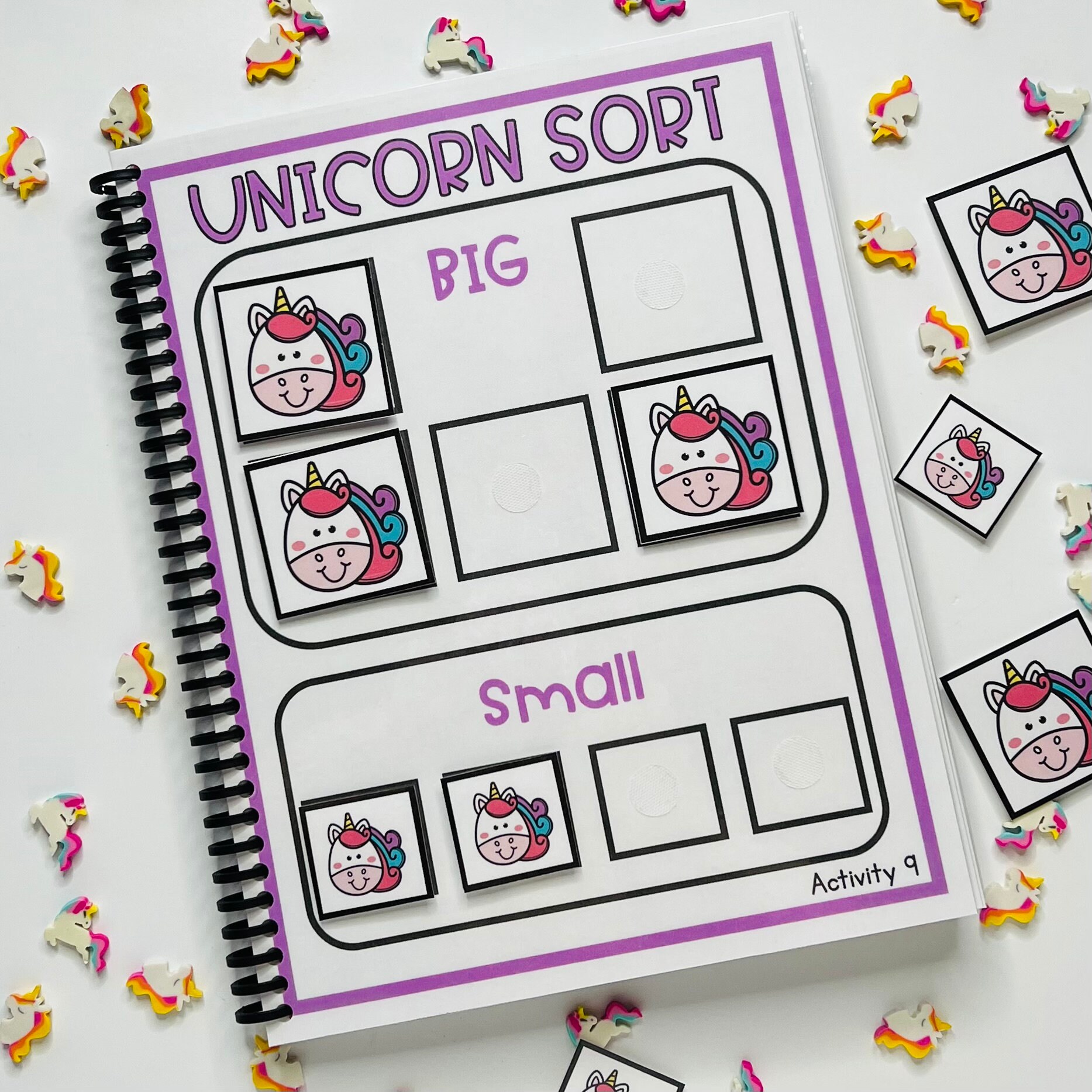 Unicorn Busy Binder | Busy Book | Activity Binder | Toddler Activities ...