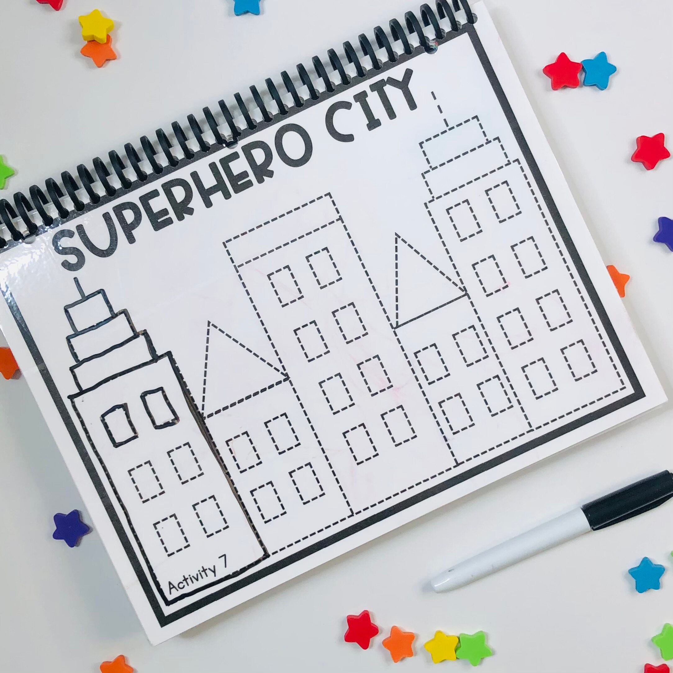 Superhero Busy Binder | Busy Book | Activity Binder | Toddler ...
