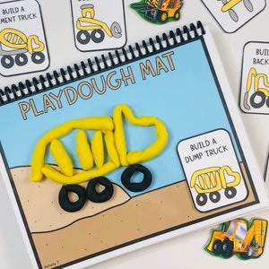 Construction Busy Binder | Busy Book | Activity Binder | Toddler ...