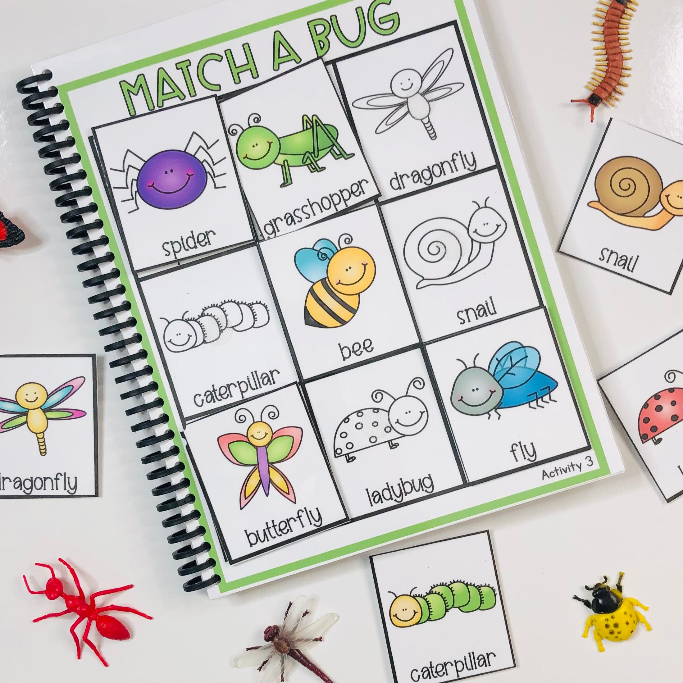 Bug Busy Binder | Busy Book | Activity Binder | Toddler Activities ...