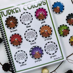 Thanksgiving Activity Binder | Kindergarten & 1st Grade (digital ...