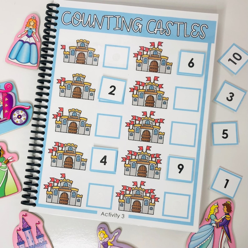 Princess Busy Binder | Busy Book | Activity Binder | Toddler Activities ...