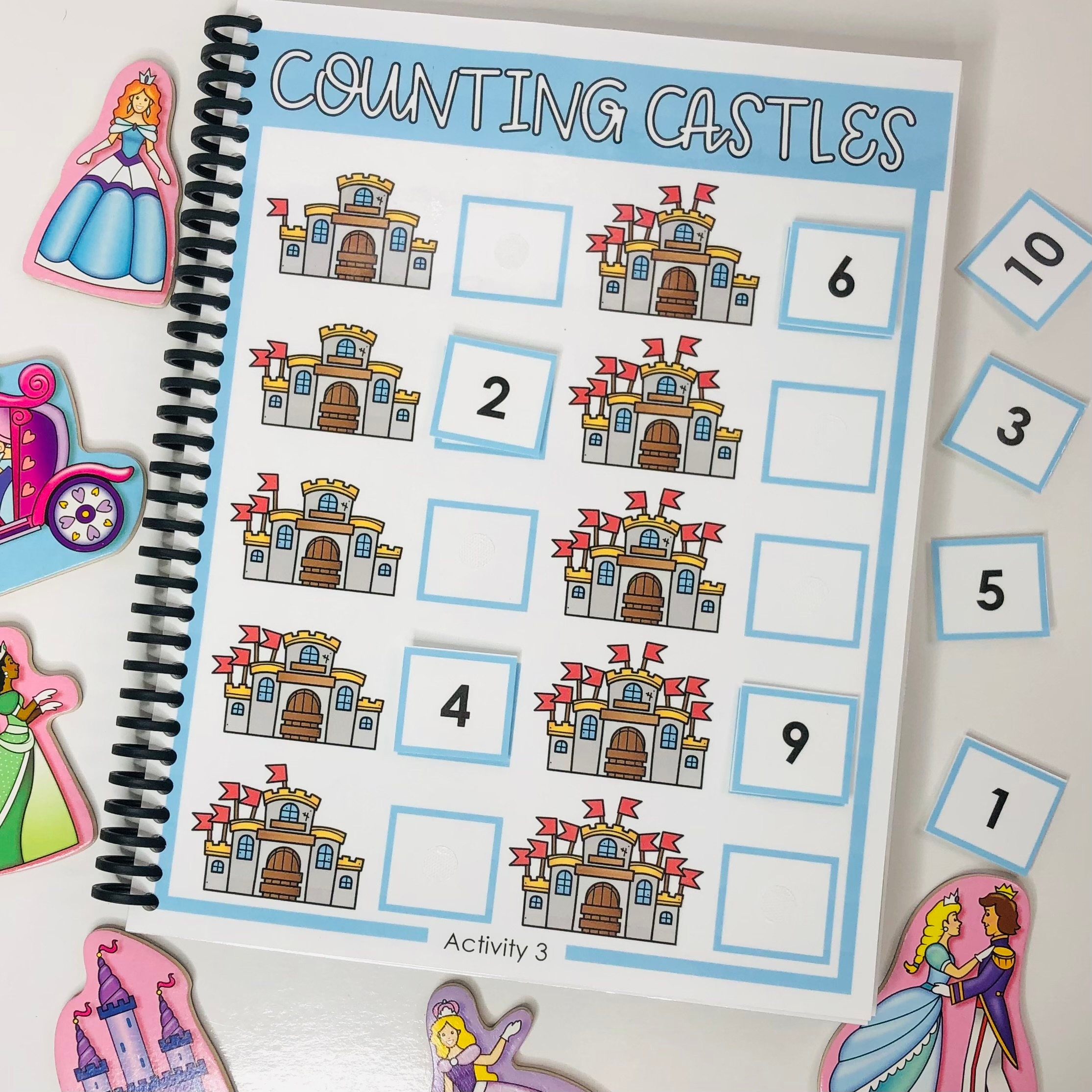 Princess Busy Binder | Busy Book | Activity Binder | Toddler Activities ...