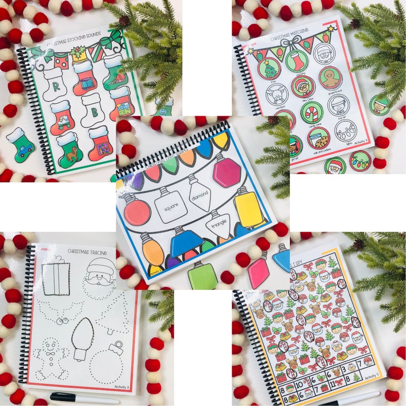 Christmas Busy Binder | Busy Book | Activity Binder | Toddler ...