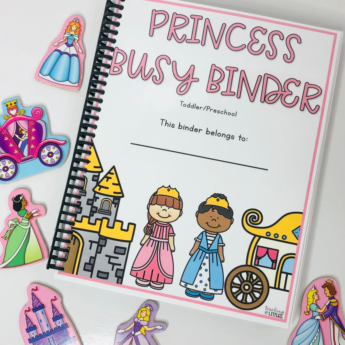 Princess Busy Binder Busy Book Activity Binder Toddler - Etsy