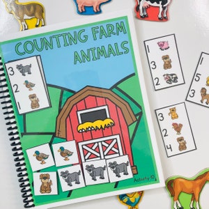 Farm Busy Binder | Busy Book | Activity Binder | Toddler Activities ...