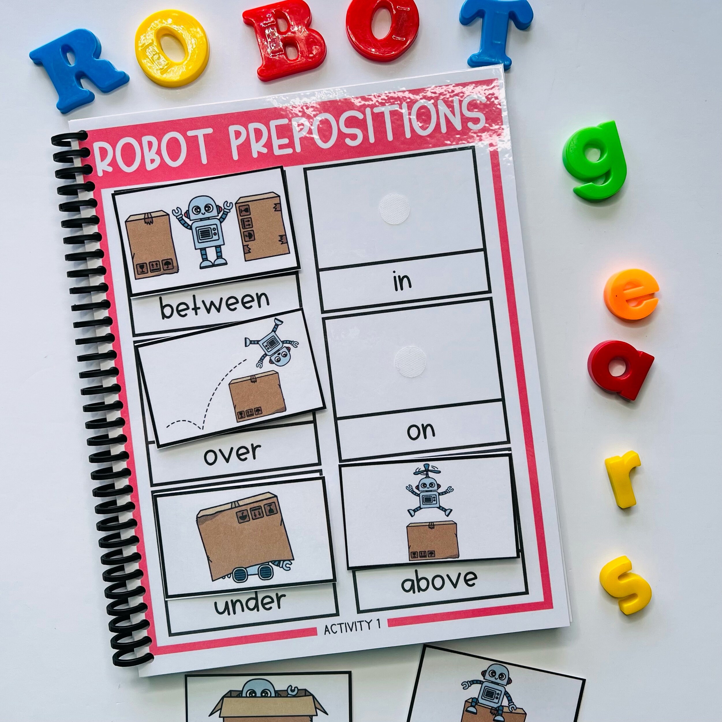 Robot Busy Binder | Busy Book | Activity Binder | Kindergarten ...