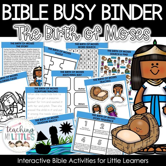 Bible Busy Binder Busy Book Activity Binder the Birth of - Etsy