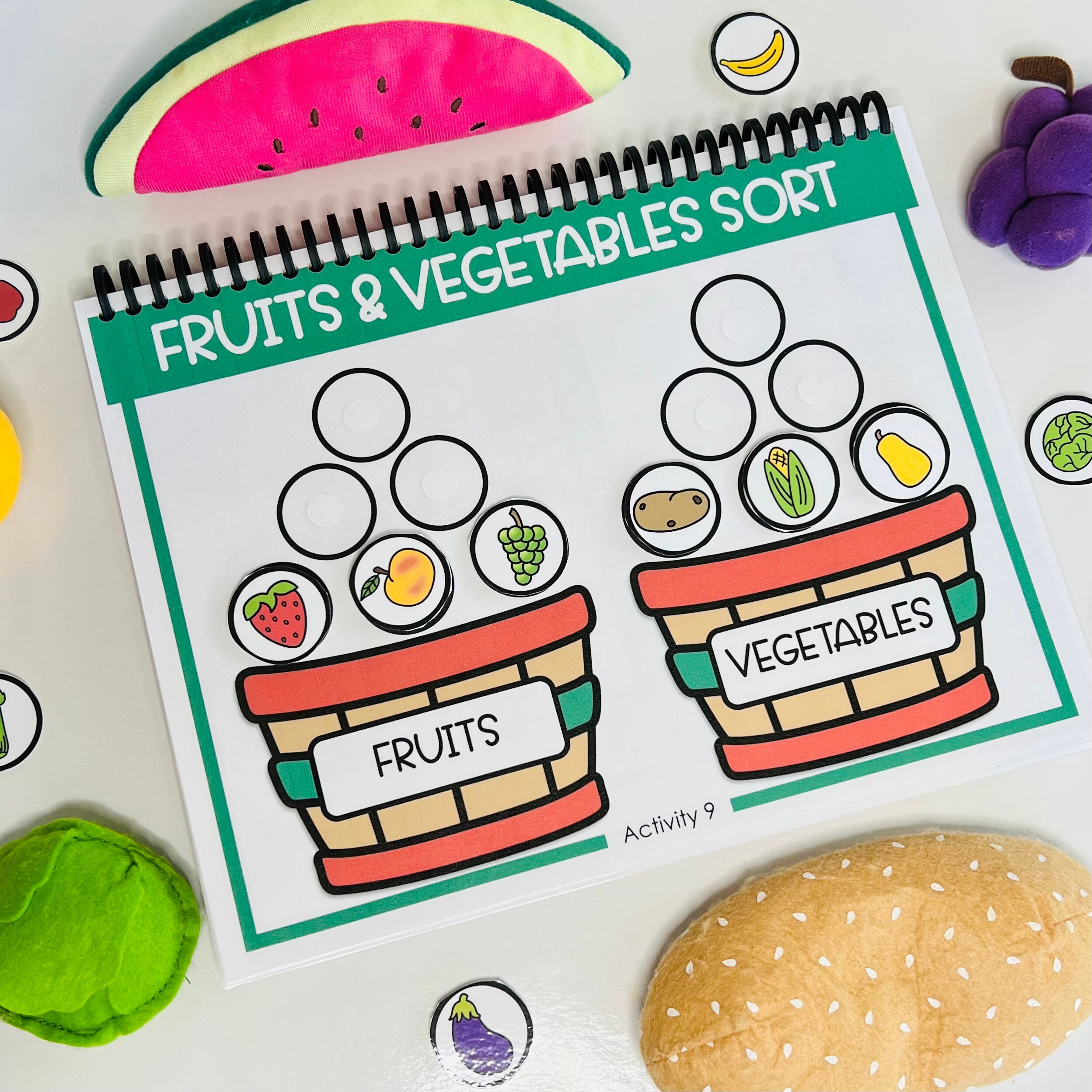 Farmers Market Busy Binder | Busy Book | Activity Binder | Toddler ...