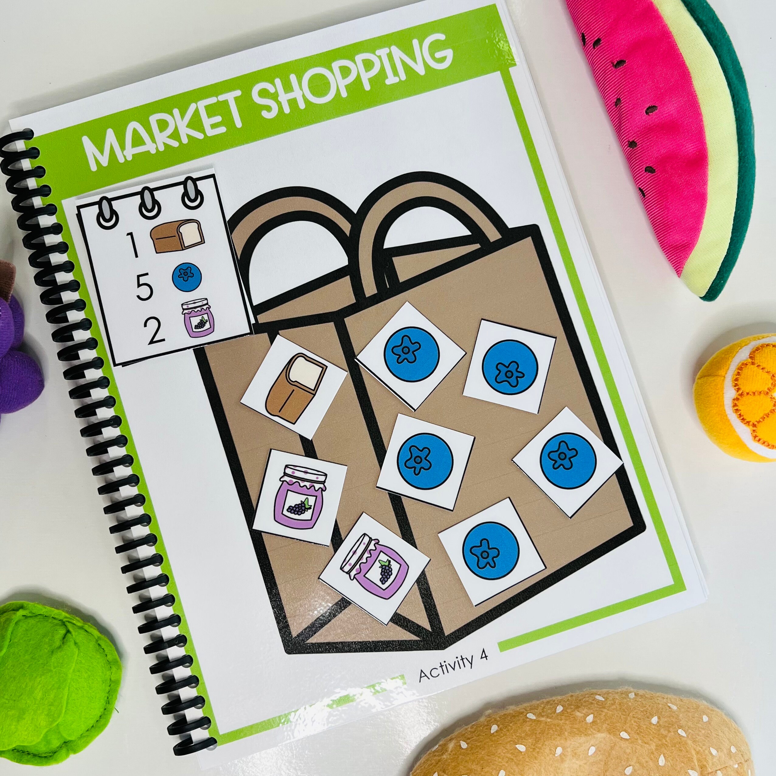 Farmers Market Busy Binder | Busy Book | Activity Binder | Toddler ...